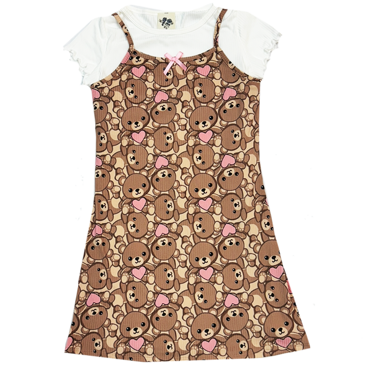 Lena Tan Teddy Bear Dress – Lily Bleu
