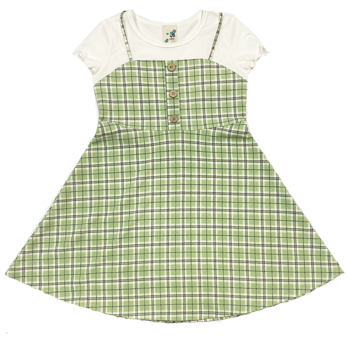 Remy Sage Plaid Dress – Lily Bleu